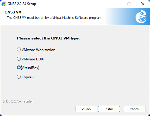 Lab 1.1 Installing GNS3 - the virtual network simulator.