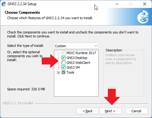 Lab 1.1 Installing GNS3 - the virtual network simulator.