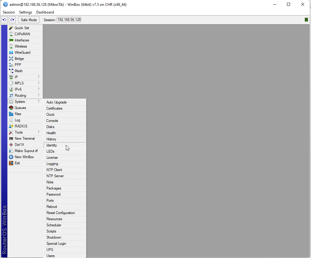 Changing the Router Host Name